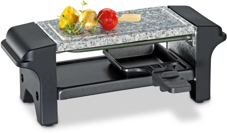 Küchenprofi Raclette Twin. Platzsparendes Raclette KochForm